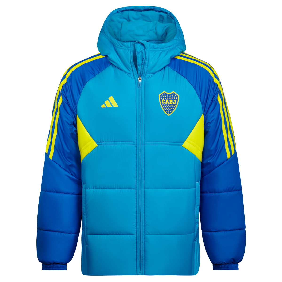 Campera Boca Juniors Adidas Abrigo 23 24 Hombre